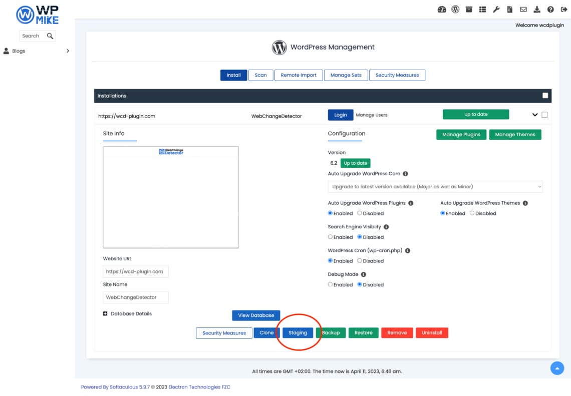 WordPress Staging System in cPanel einrichten